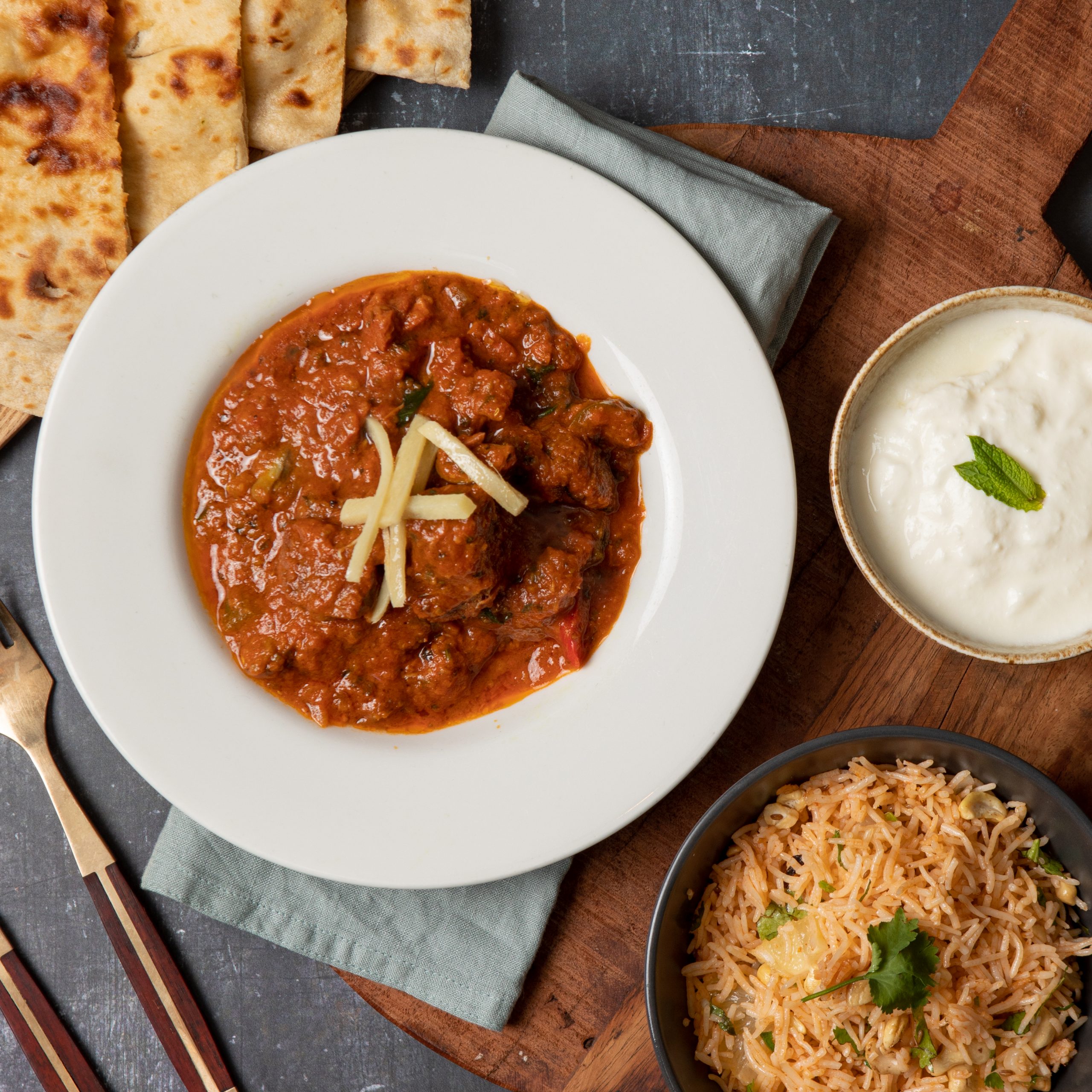 Ginger Lamb Mushroom - Little Curry House - Heat & Eat